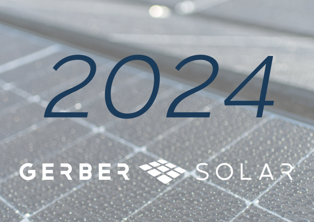Retour sur 2024 - Gerber Solar
